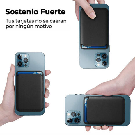 Tarjetero MagSafe iPhone Cuero Premium - Ccstech